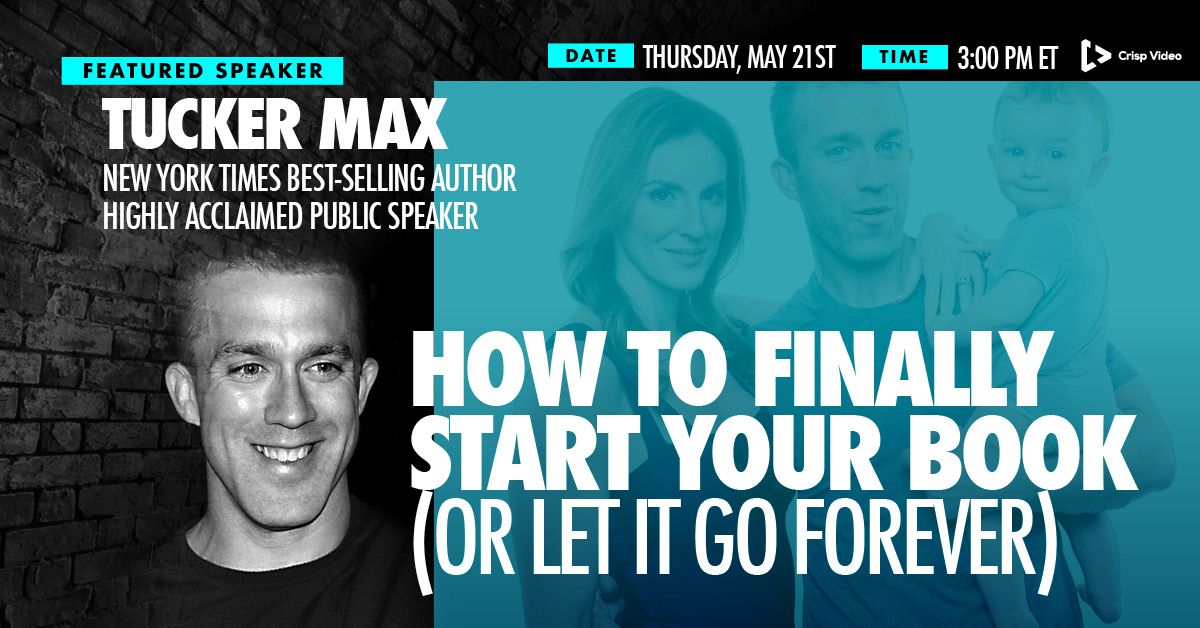 Live Online Workshop | Join us Thursday, May 21st at 3 PM ET for “How to Finally Start Your Book ...